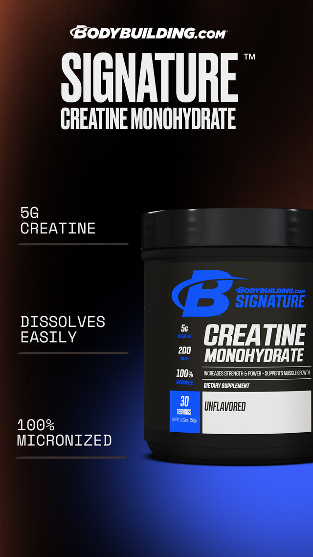 Bodybuilding Signature Creatine Monohydrate V2 - Bodybuilding.com
