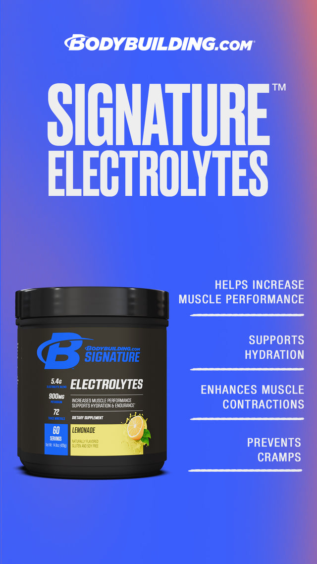 Signature Electrolytes | Hydration & Muscle Support - Bodybuilding.com