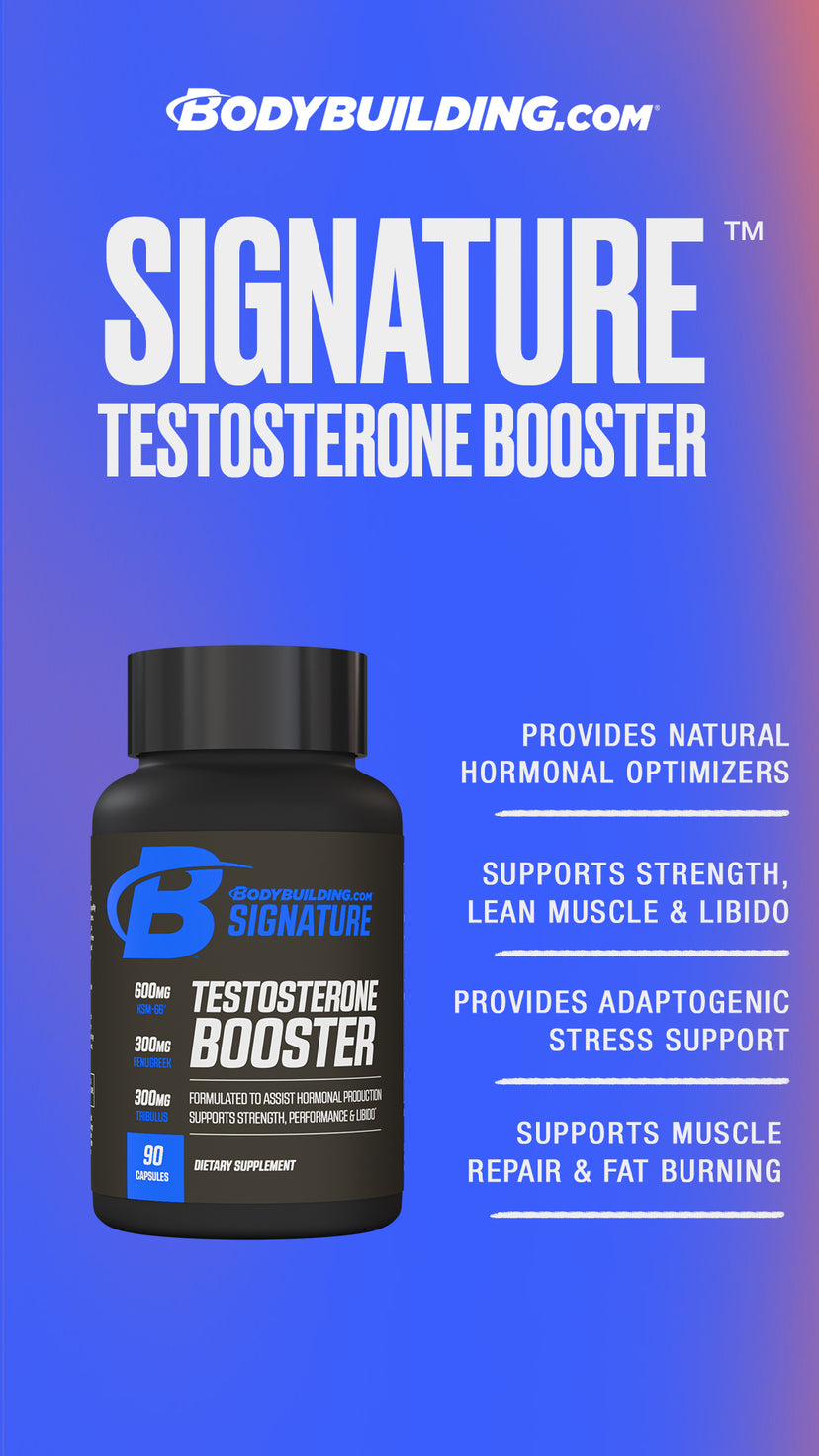Bodybuilding.com Signature Testosterone Booster, 90 Capsules ...