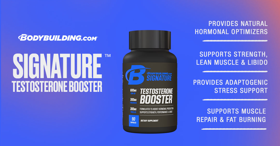 Bodybuilding.com Signature Testosterone Booster, 90 Capsules ...