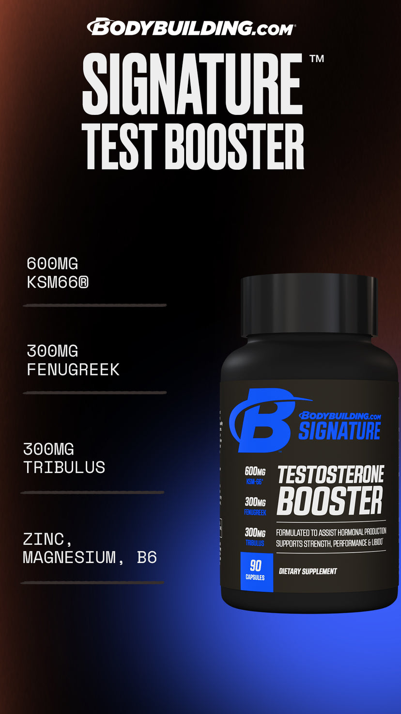 Bodybuilding.com Signature Testosterone Booster, 90 Capsules ...