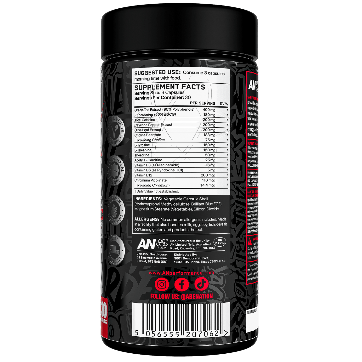 Applied Nutrition Shred-X Thermogenic Powder - Bodybuilding.com