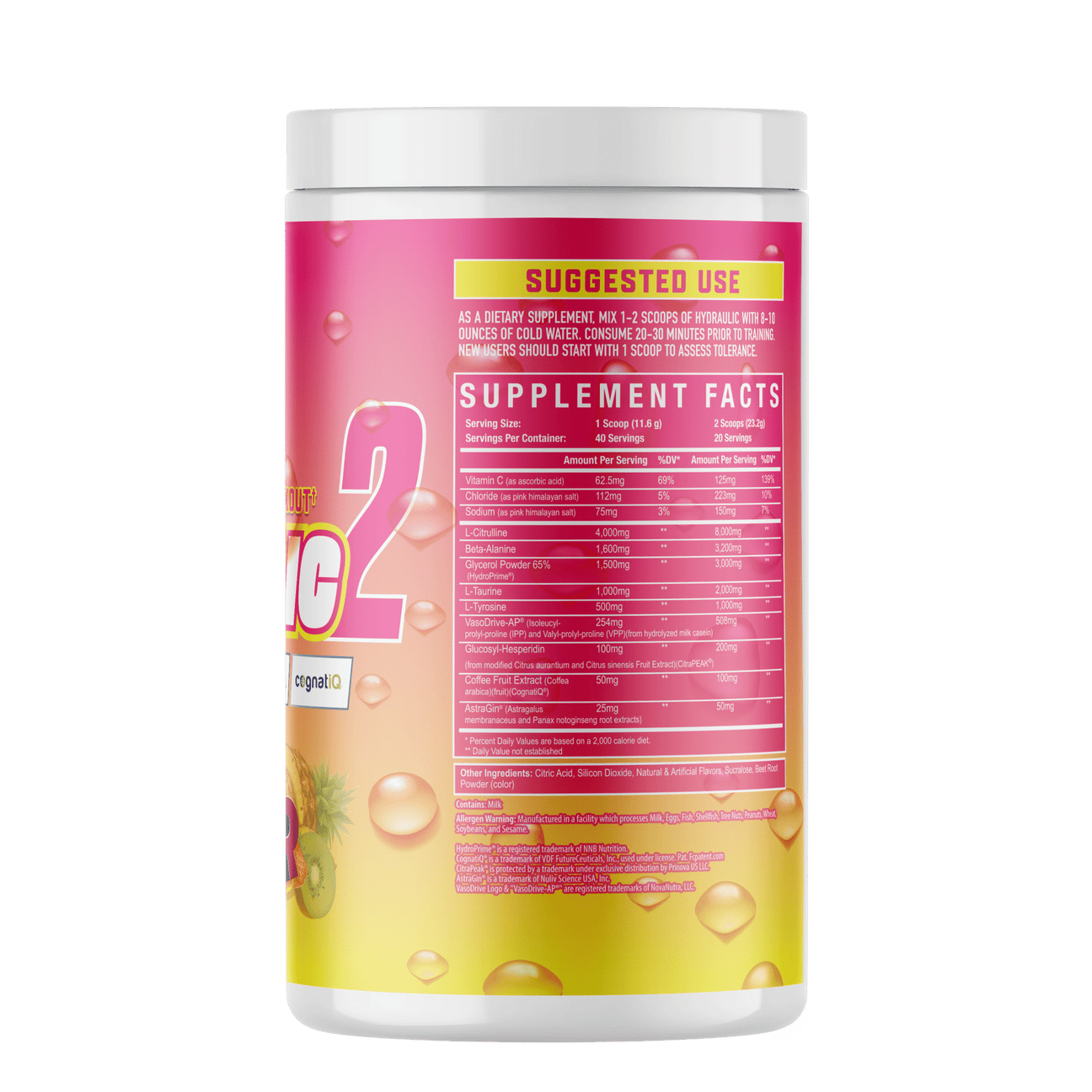 Axe & Sledge | Hydraulic 2 Non-Stim Pre-Workout - Bodybuilding.com