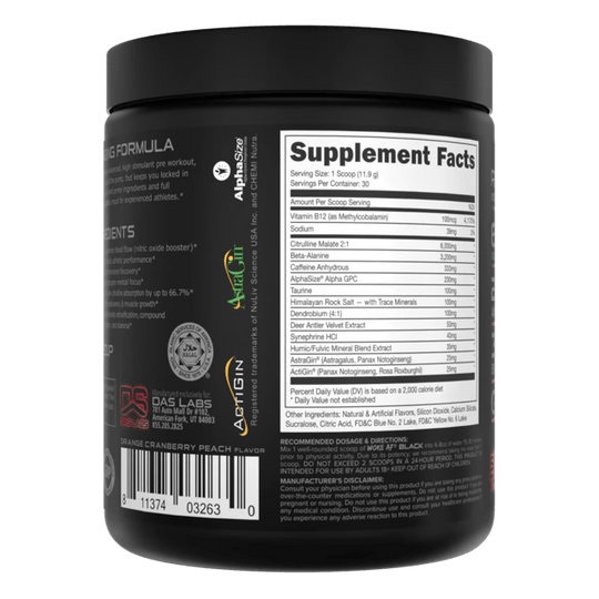 Bucked Up Woke Af Black Pre Workout - Bodybuilding.com