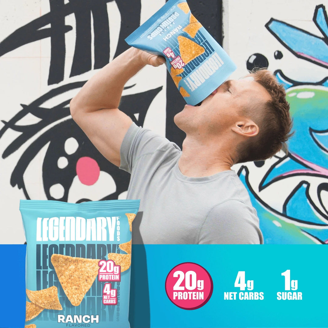 Popped Protein Chips | High-Protein Crunch Snack - Bodybuilding.com