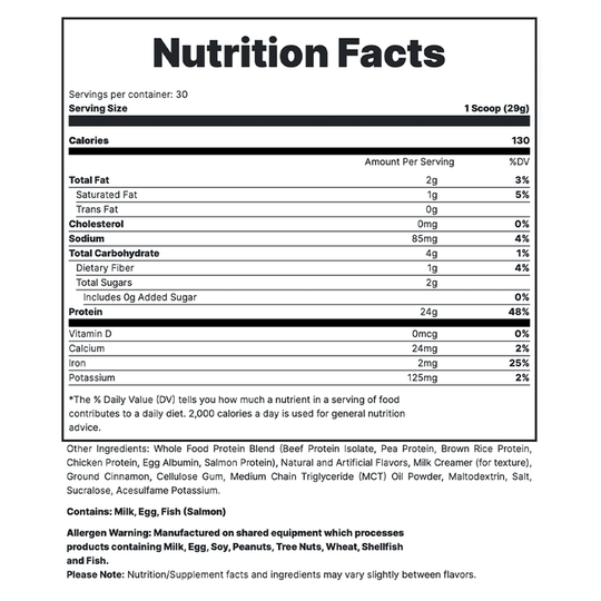 Redcon1 MRE Lite Whole-Food Protein – 30 Servings - Bodybuilding.com