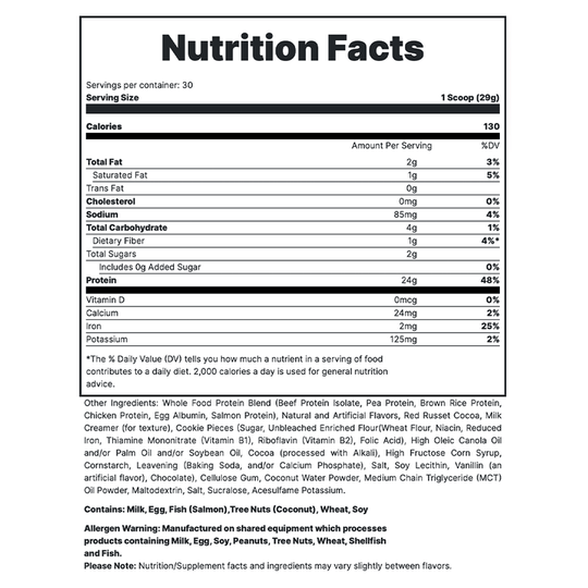Redcon1 MRE Lite Whole-Food Protein – 30 Servings - Bodybuilding.com