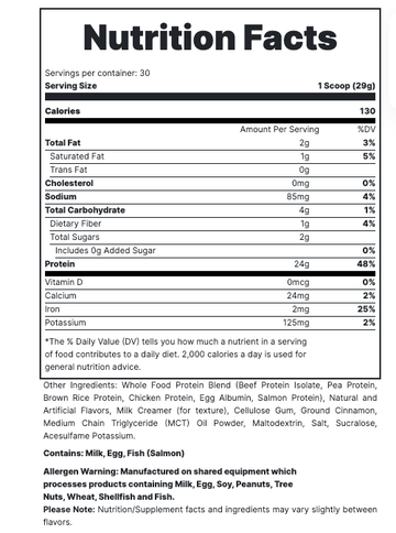 Redcon1 MRE Lite Whole-Food Protein – 30 Servings - Bodybuilding.com