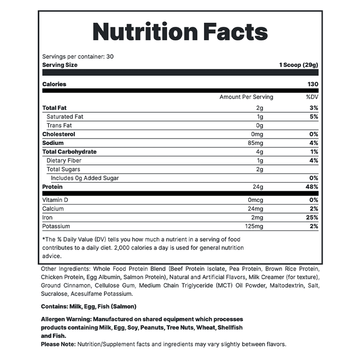 Redcon1 MRE Lite Whole-Food Protein – 30 Servings - Bodybuilding.com